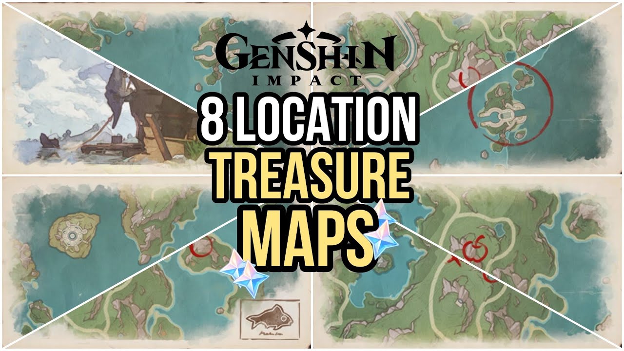 All 8/8 Treasure Maps Location - Hidden Achievement Fontaine 4.2 ...