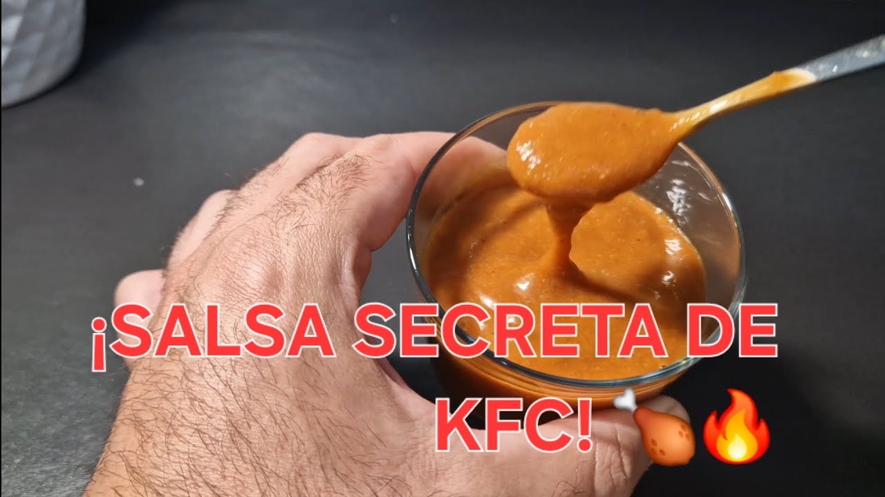 ¡LA SALSA SECRETA DE KFC REVELADA EN CASA! 🍗🔥 - YouTube