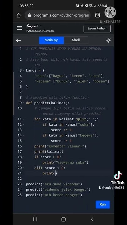 Bikin PREDIKSI mood yuk dengan PYTHON - YouTube