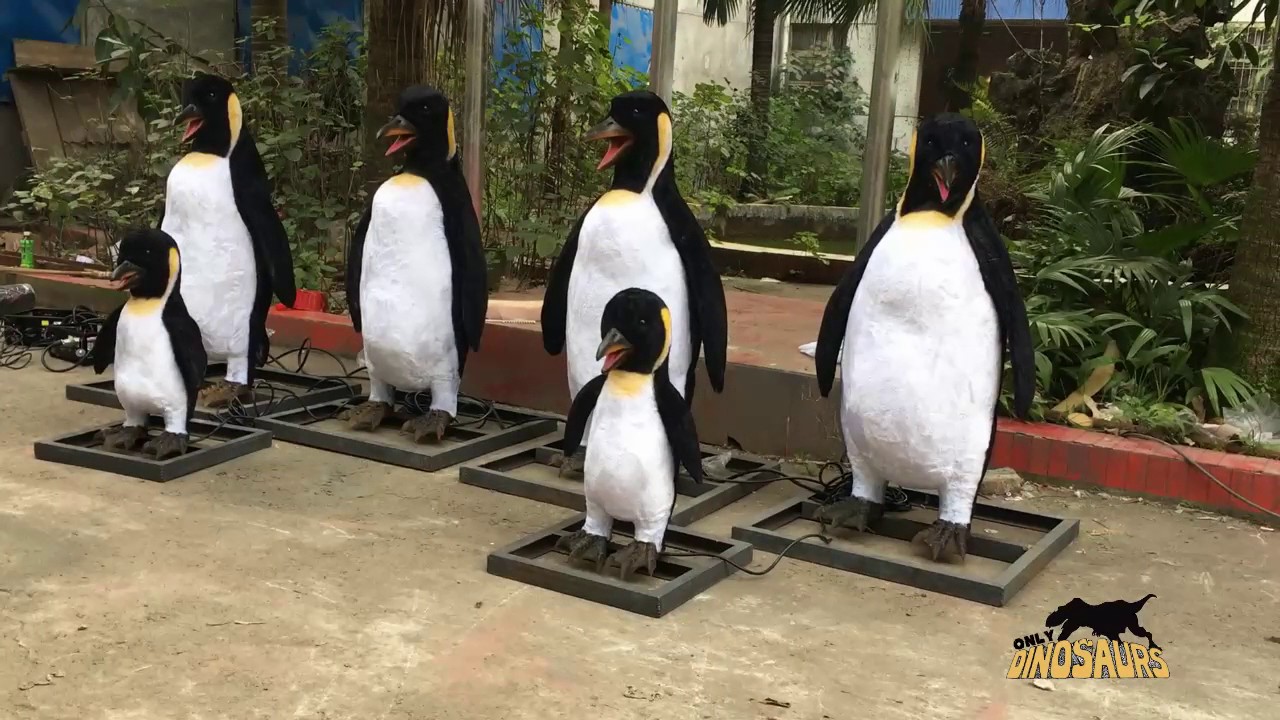 Robotic Penguin Models - YouTube