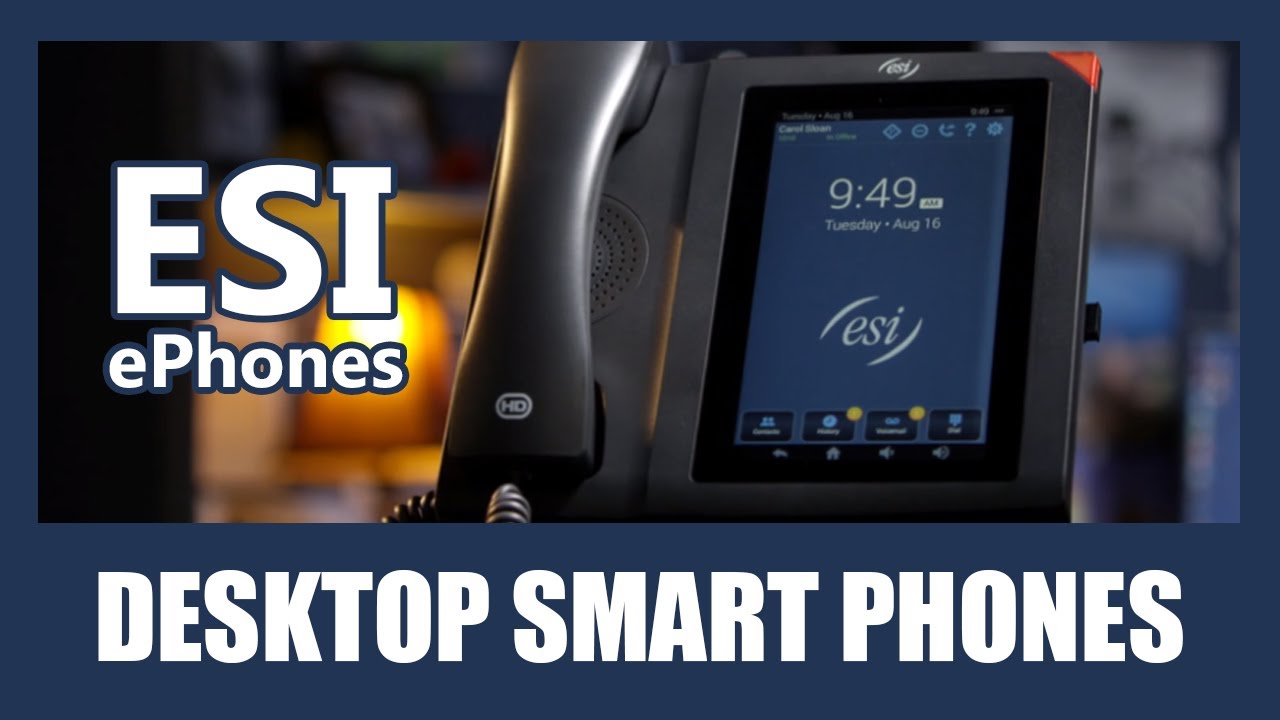 ESI ePhones: Smartphones for Your Desktop - YouTube