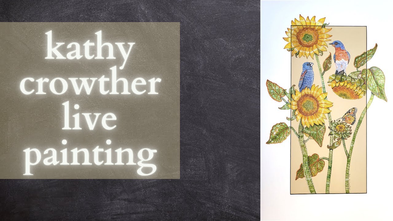 Artist Kathy Crowther Paints a Splendid "Morning View" - YouTube