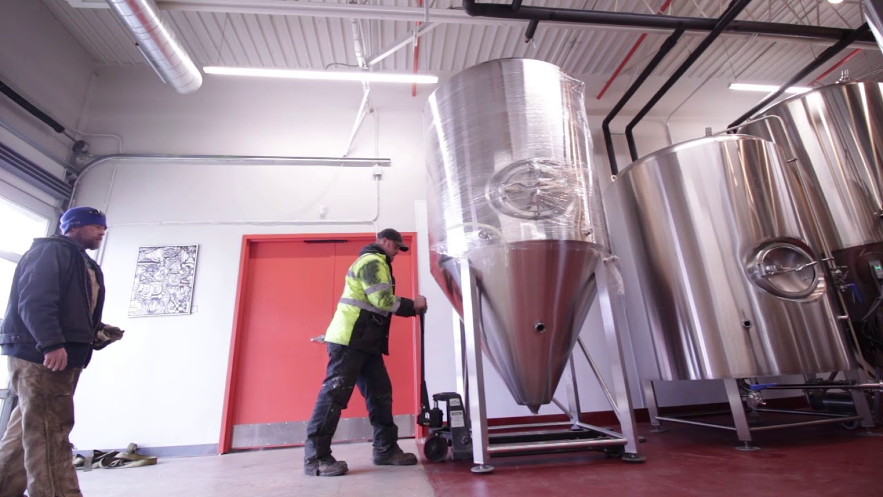 Fermenting Tank Installation - YouTube