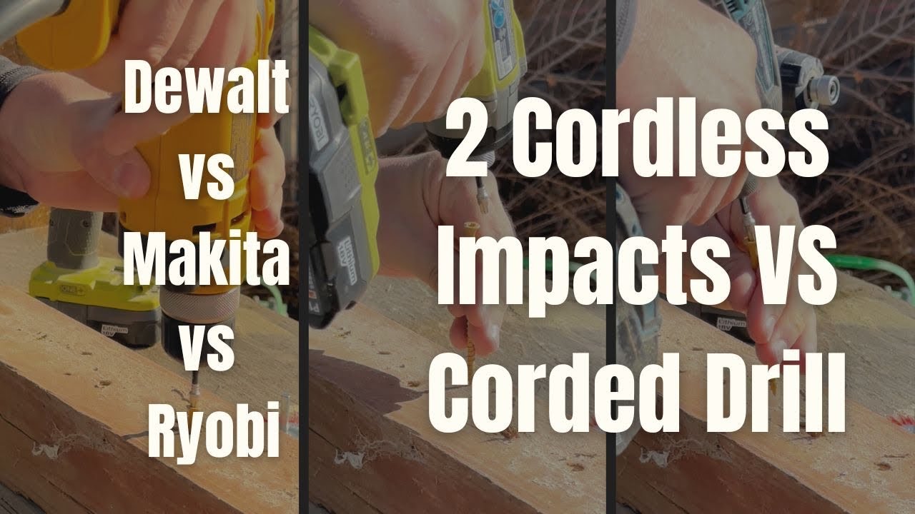 Ryobi vs. Makita vs. Dewalt: The Ultimate Impact Driver Showdown on Cedar Posts! - YouTube