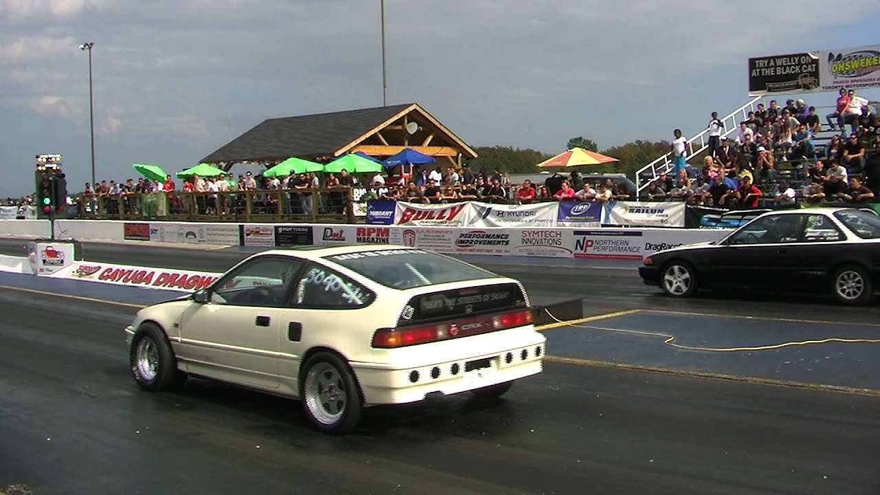Turbo CRX vs Turbo DA Integra - YouTube