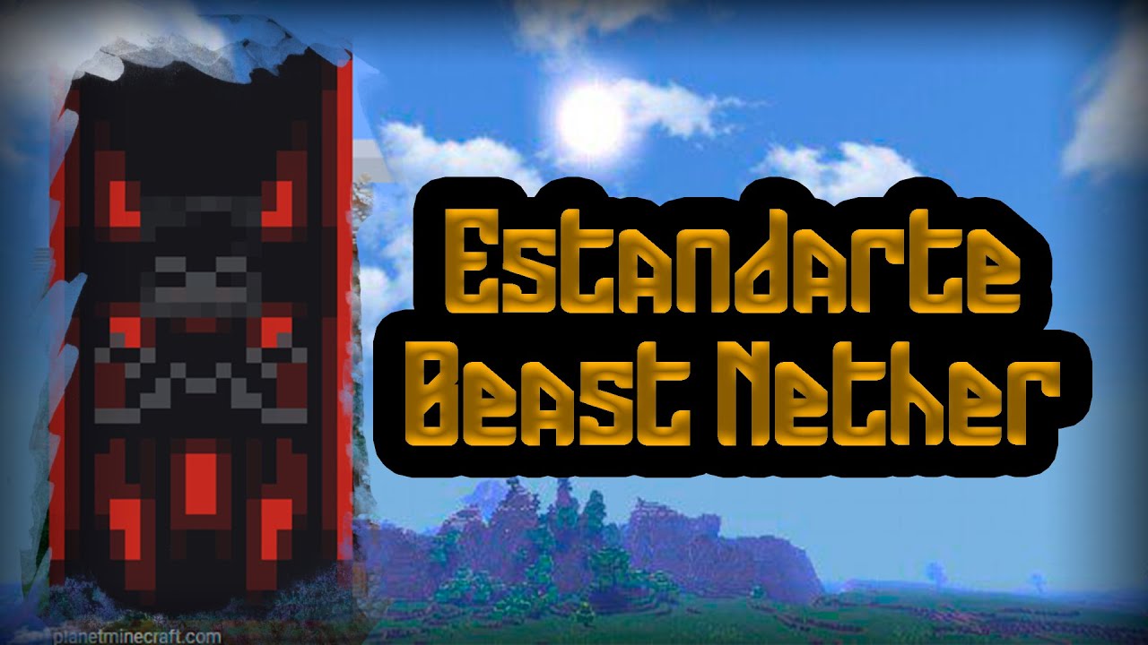 Como HACER un estandarte de NETHER BEAST 😈😈😈 Sator100 - YouTube