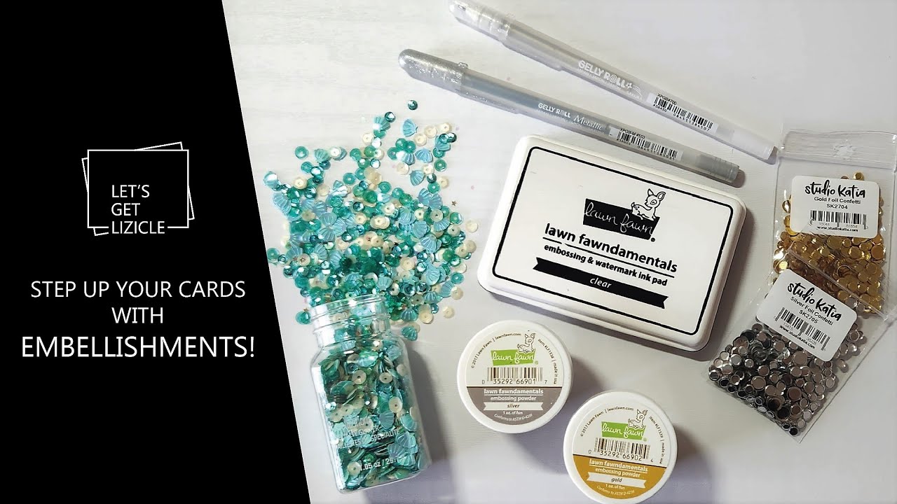 Step Up Your Cards - Embellishing 101 - YouTube