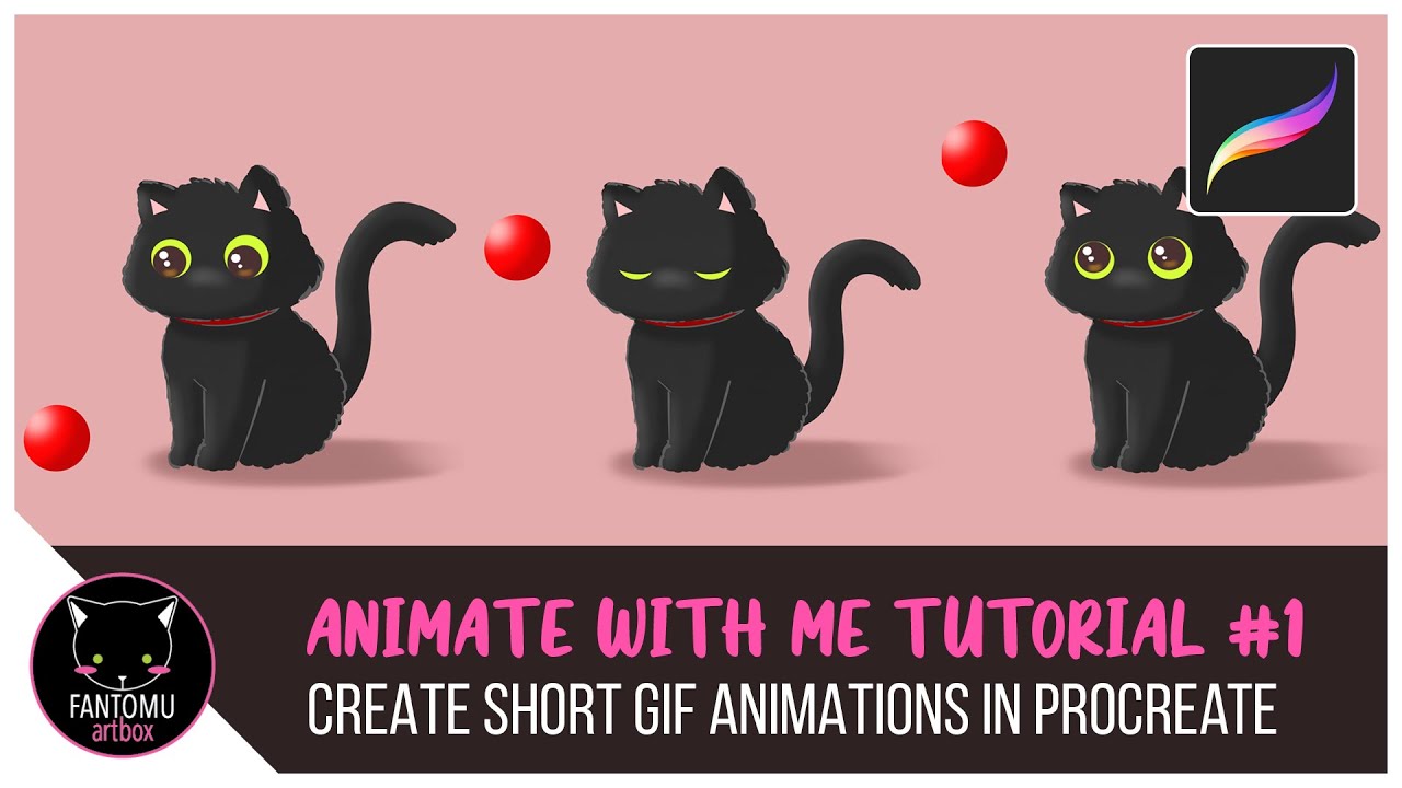 Animate With Me | Tutorial 1 [Create short GIF Animations in Procreate ...
