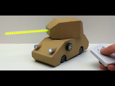 How to make a Tank from Cardboard - Amazing Toy DIY