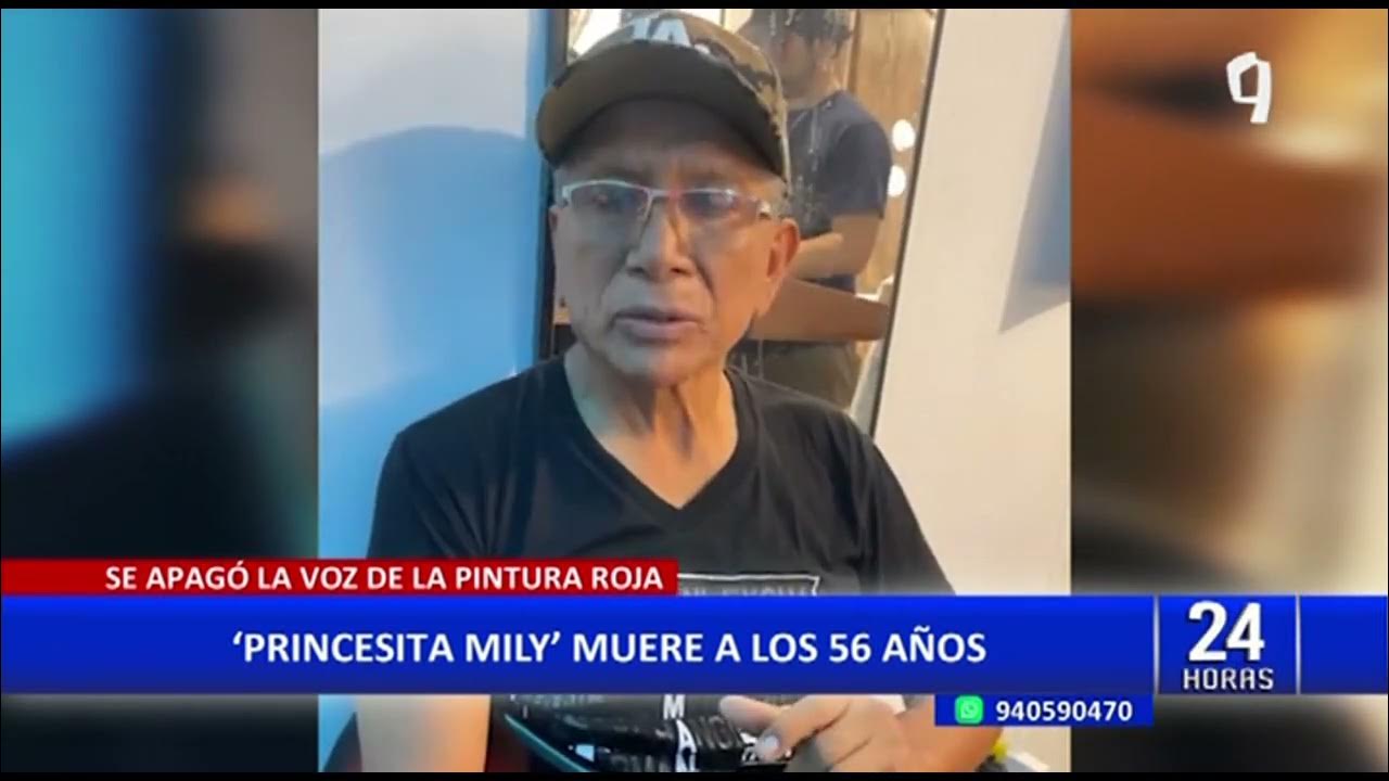 "Princesita Mily": fallece a los 56 años exintegrante de Pintura Roja - YouTube