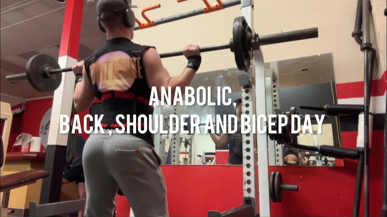 Anabolic , Back, shoulder and Bicep Day - YouTube