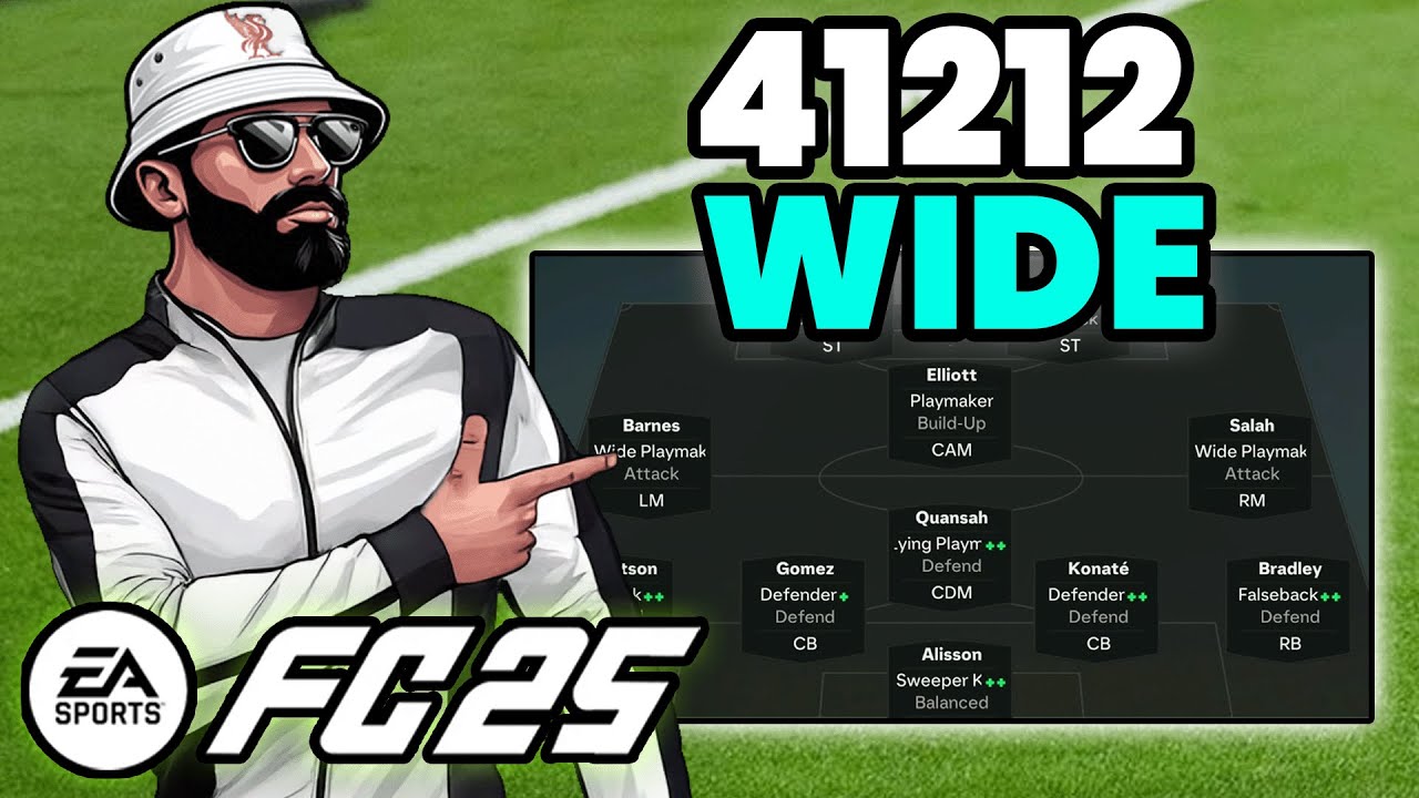 BEAT The META With This 41212 WIDE Tactic | FC25 AlexionIQ Tactics - YouTube