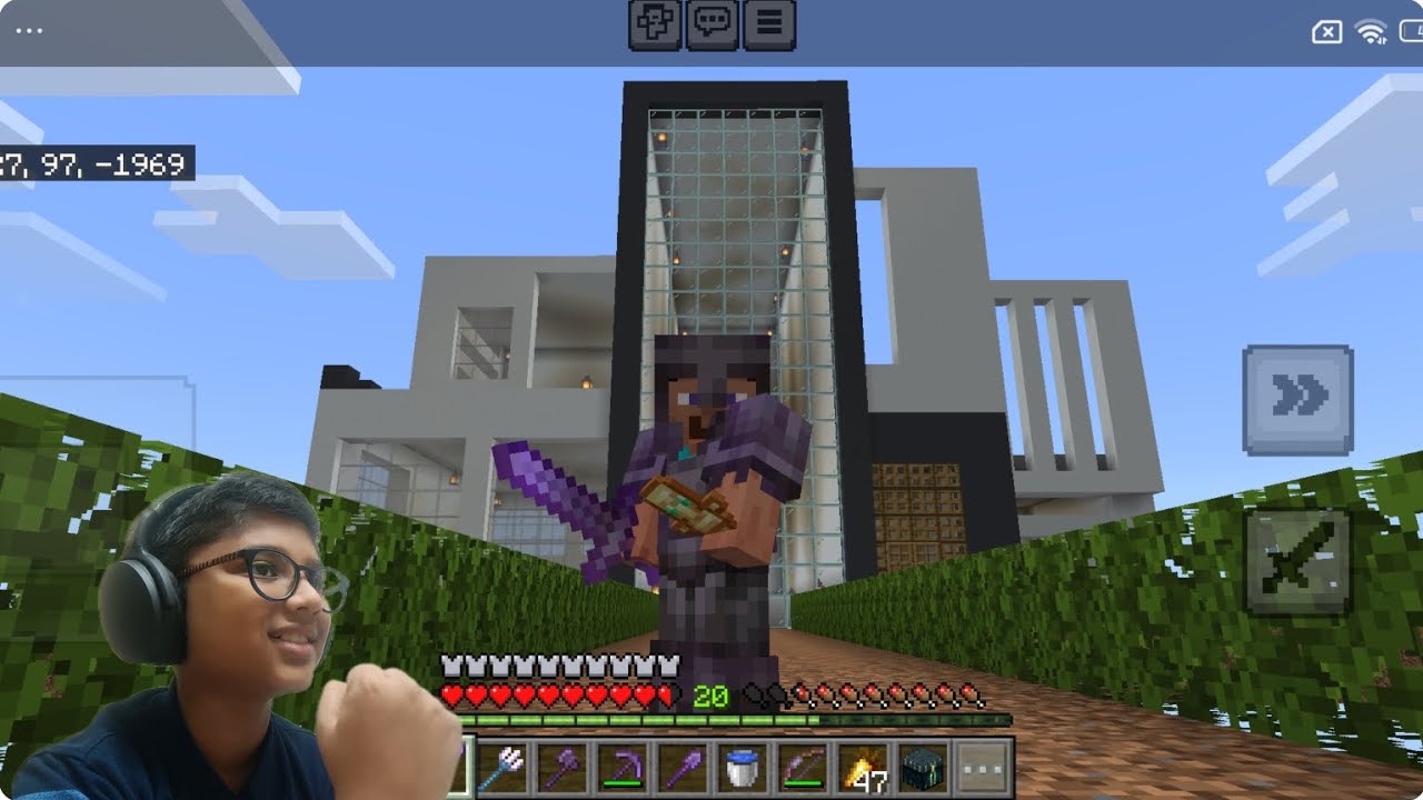 Defeated my brother revenge completed 😏😏😏😏 Minecraft part 2 #gaming ...