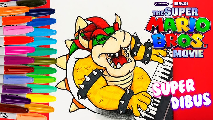 Bowser Piano Svg And Png Digital Files Peaches Font And 45 Off
