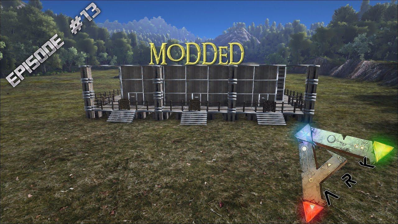 ARK ADVANCED REINFORCED WOOD BASE BUILD (Valhalla map) | ARK: Survival ...