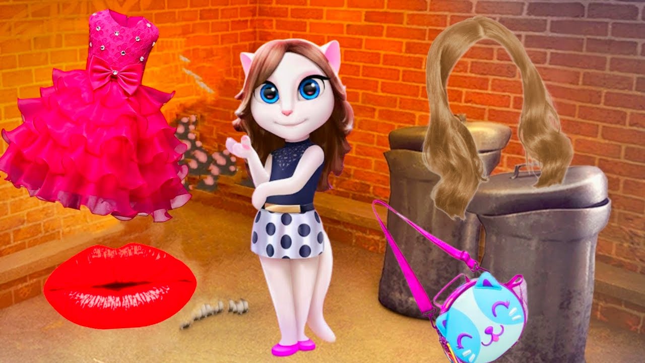 Talking Angela Dress ️ Talking Angela || Talking Tom - YouTube
