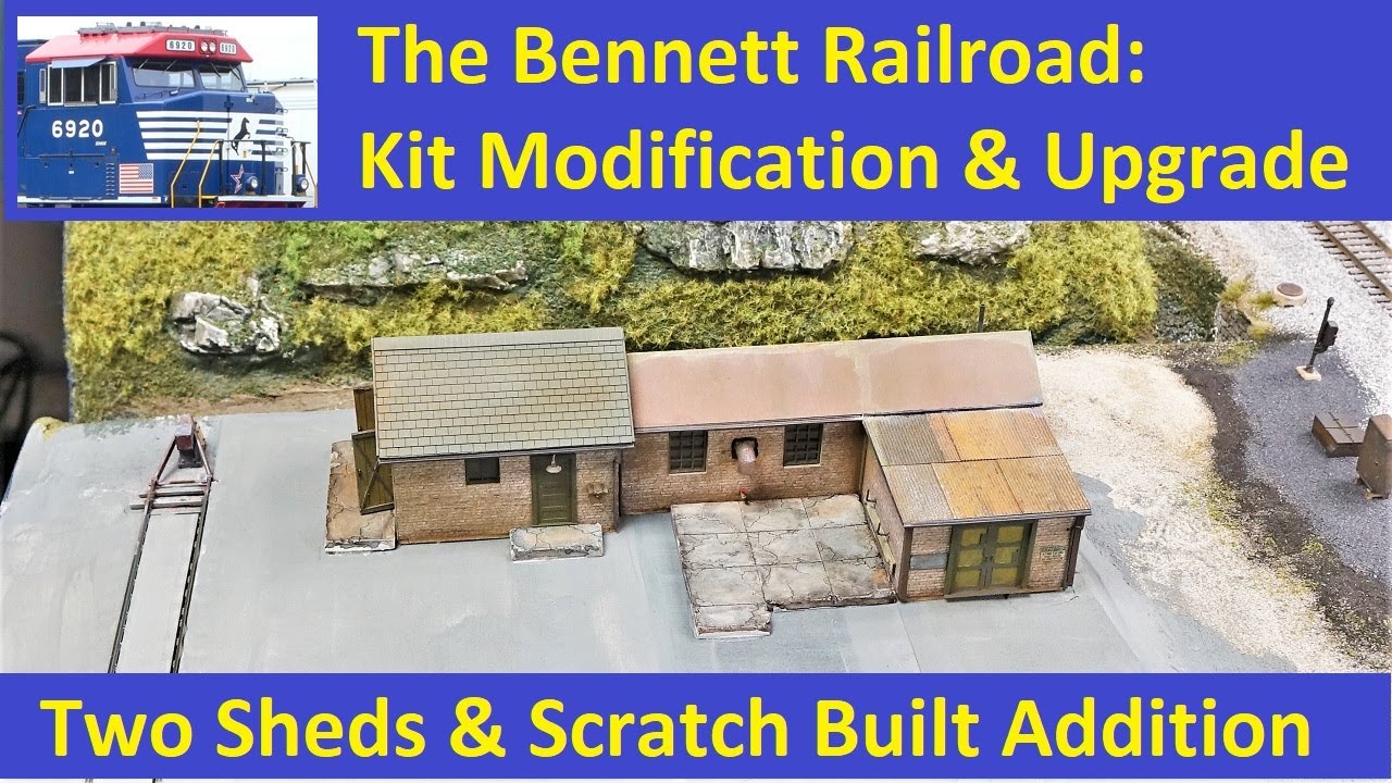 Kit Modification Series- Two MBZ Aux Bldgs combined with Scratchbuilt ...