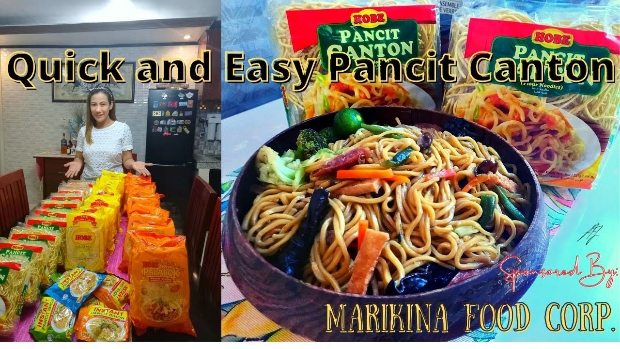 Hobe Quick and Easy Pancit Canton - YouTube