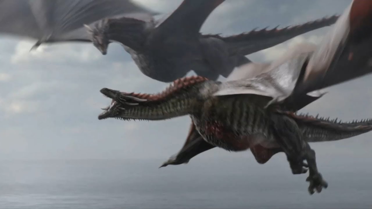 GoT Rhaegal Dies - Death Scene - HD Game of thrones season 8 episode 4 ...