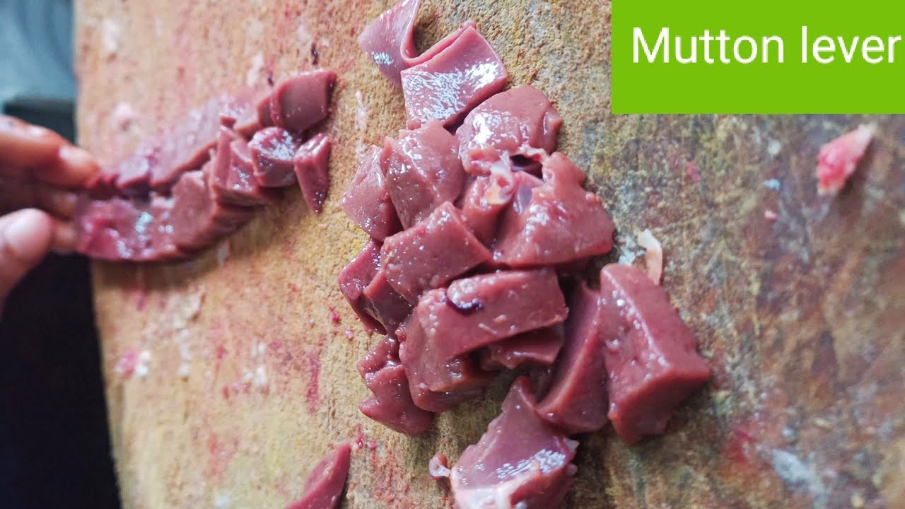 yummy mutton lever cuttings for mutton Fry 🤤mutton lever pieces - YouTube