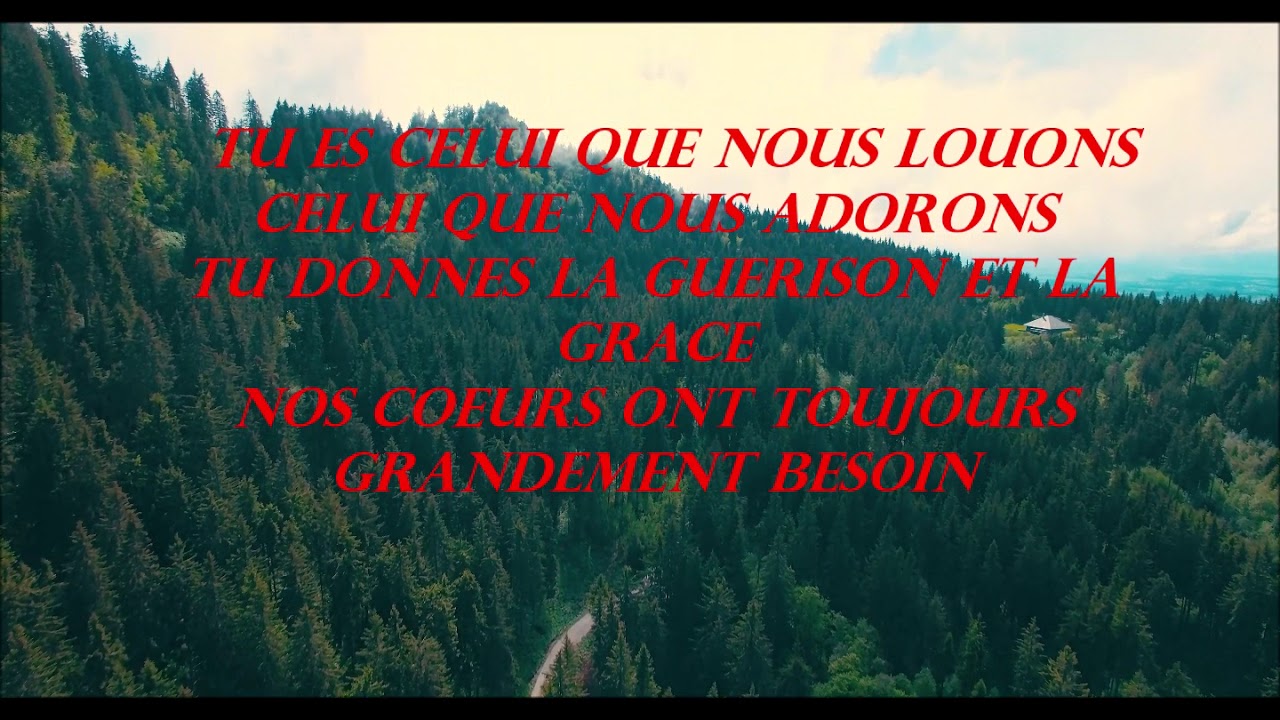 Wonderful, merciful savior. French translation - YouTube