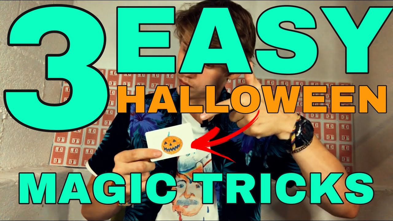 EASY HALLOWEEN MAGIC TRICKS!!//Magic Tutorial - YouTube