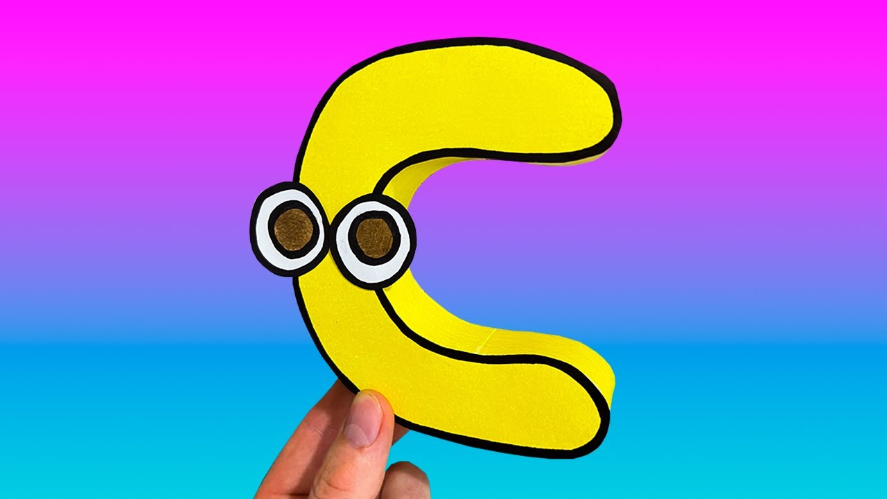 Paper Craft | Hktito SPANISH Alphabet Lore C - YouTube