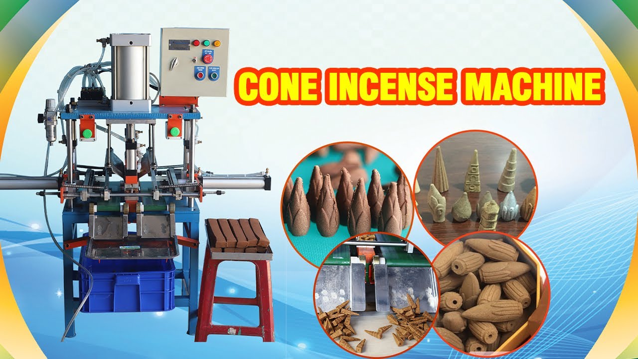 COMBO CONE INCENSE MAKING MACHINE (MINI) - YouTube