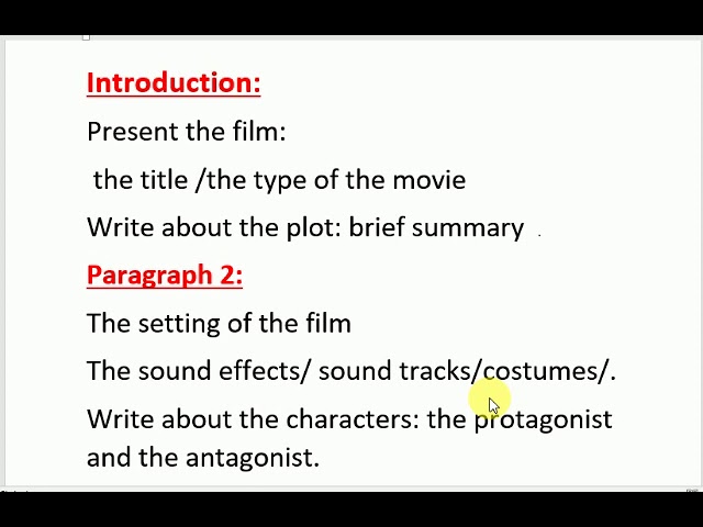 Film Review Englisch Film Review/Film Review Writing M.S. Dhoni: The
