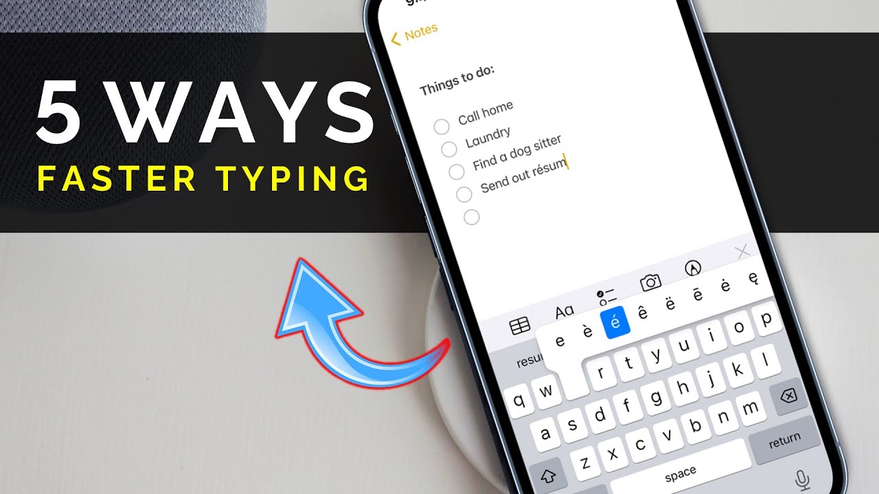 5 Ways iPhone Keyboard for Faster Typing - YouTube