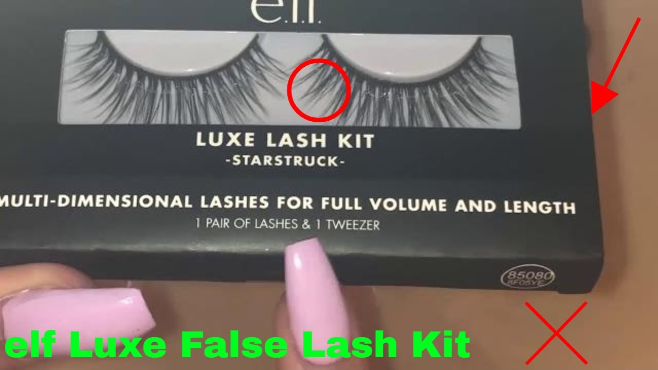 How To Use elf Luxe False Lash Kit Review - YouTube