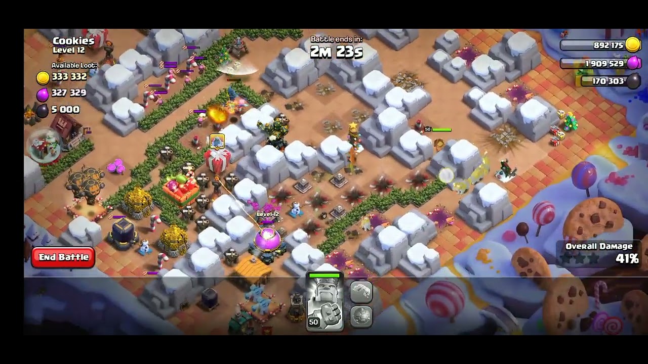 clash of clans-cookies level 12 - YouTube