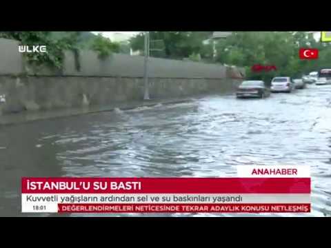 İSTANBUL'DA SU BASKINI