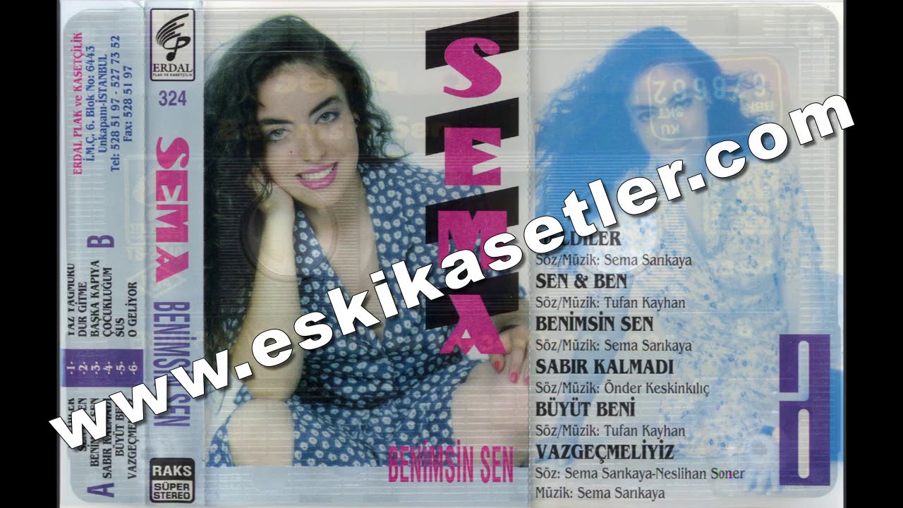 Sema - Benimsin Sen 1993 - www.eskikasetler.com - YouTube