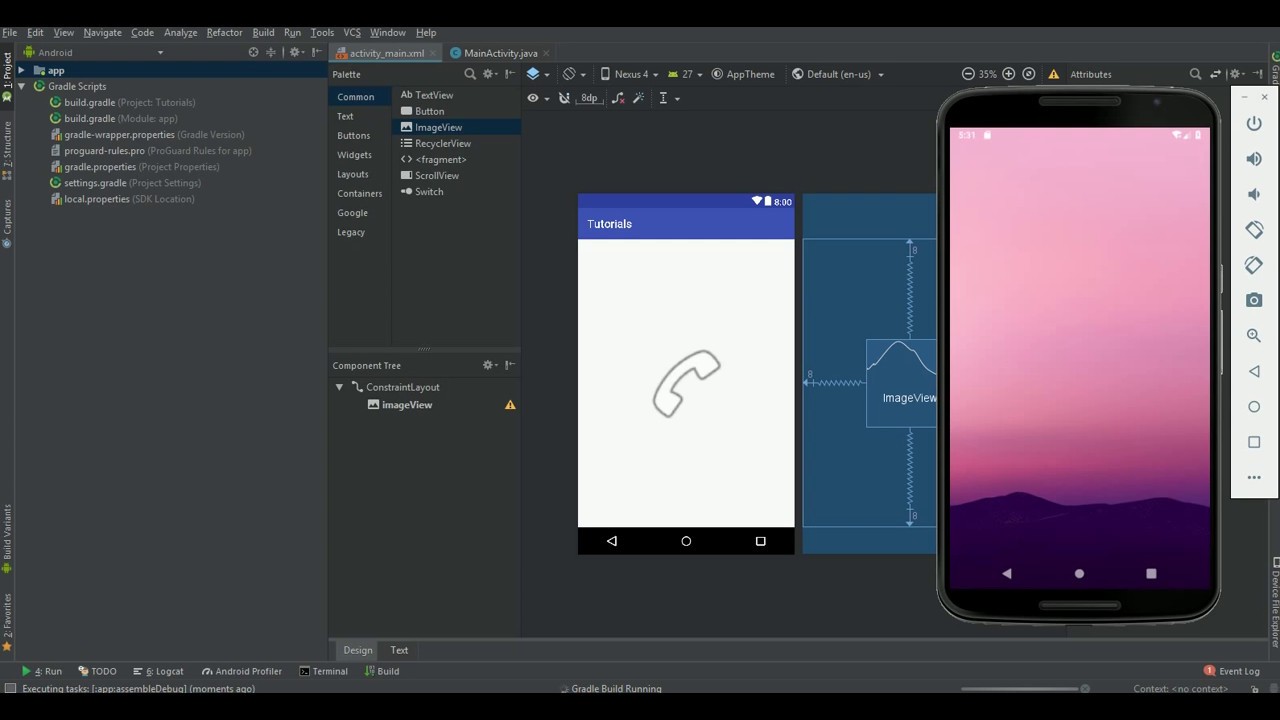 how to set an image resource from the android directory in android ...