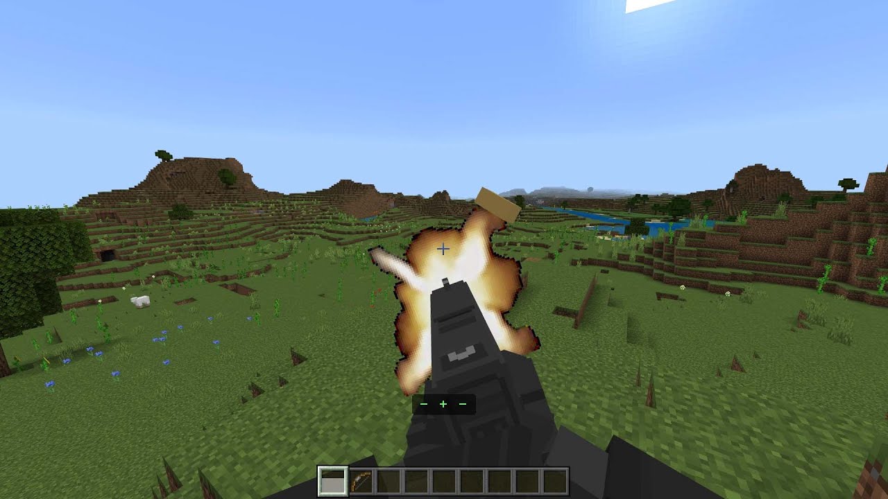 Realistic Glock-17 Pistol in Minecraft BE - YouTube