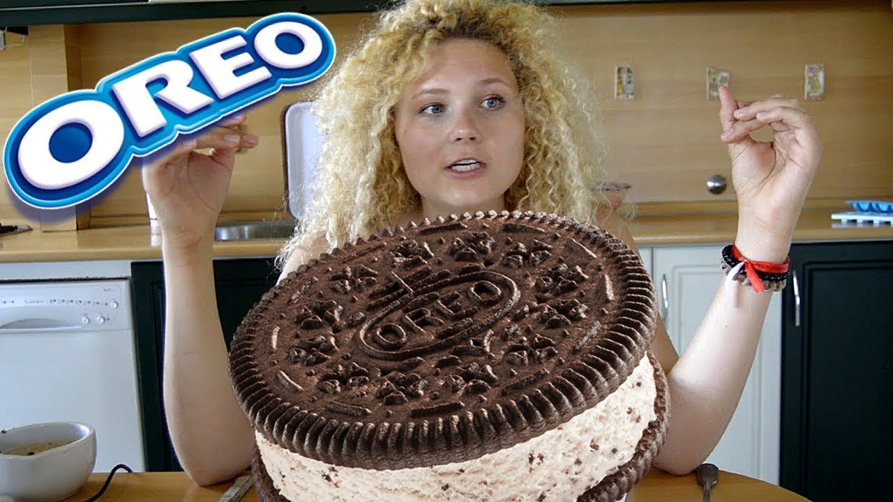 ÓRIÁSI OREO FAGYI SZENDVICS RECEPT I VEGÁN - YouTube