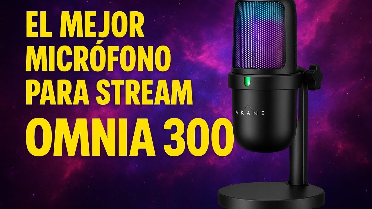 MEJOR MICROFONO PARA STREAM OMNIA 300 - YouTube