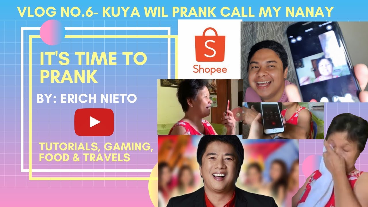 Kuya Wil Prank Call | Salamat Shopee | by Erich Nieto - YouTube