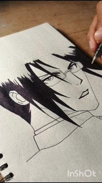 Uryu #art #drawing #pendrawing #anime #uryuishida #bleach #shorts # ...
