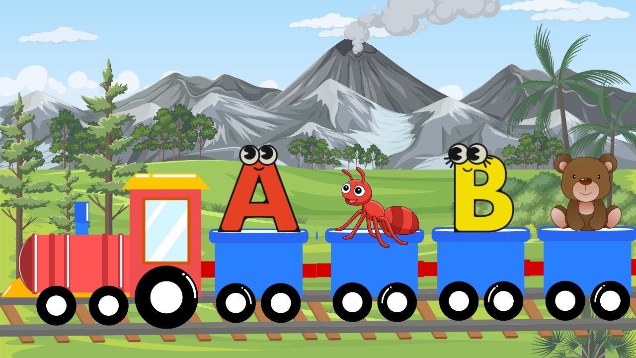 ABC Train | ABC Train Song | Abc Train Song Nursery Rhymes | ABC Train ...