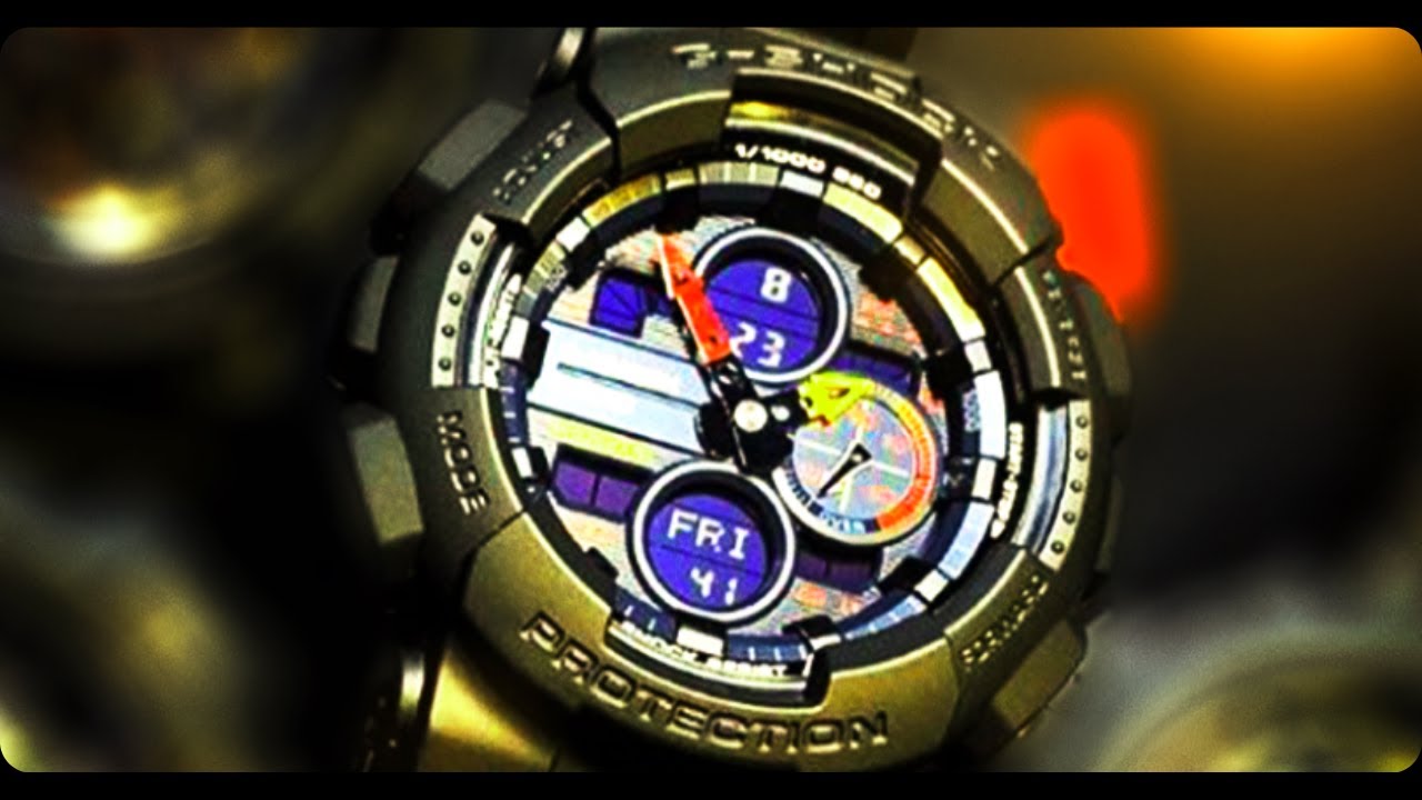 Casio G-Shock Neo Tokyo 90's Motif Analog-Digital | GA140BMC-1A - YouTube