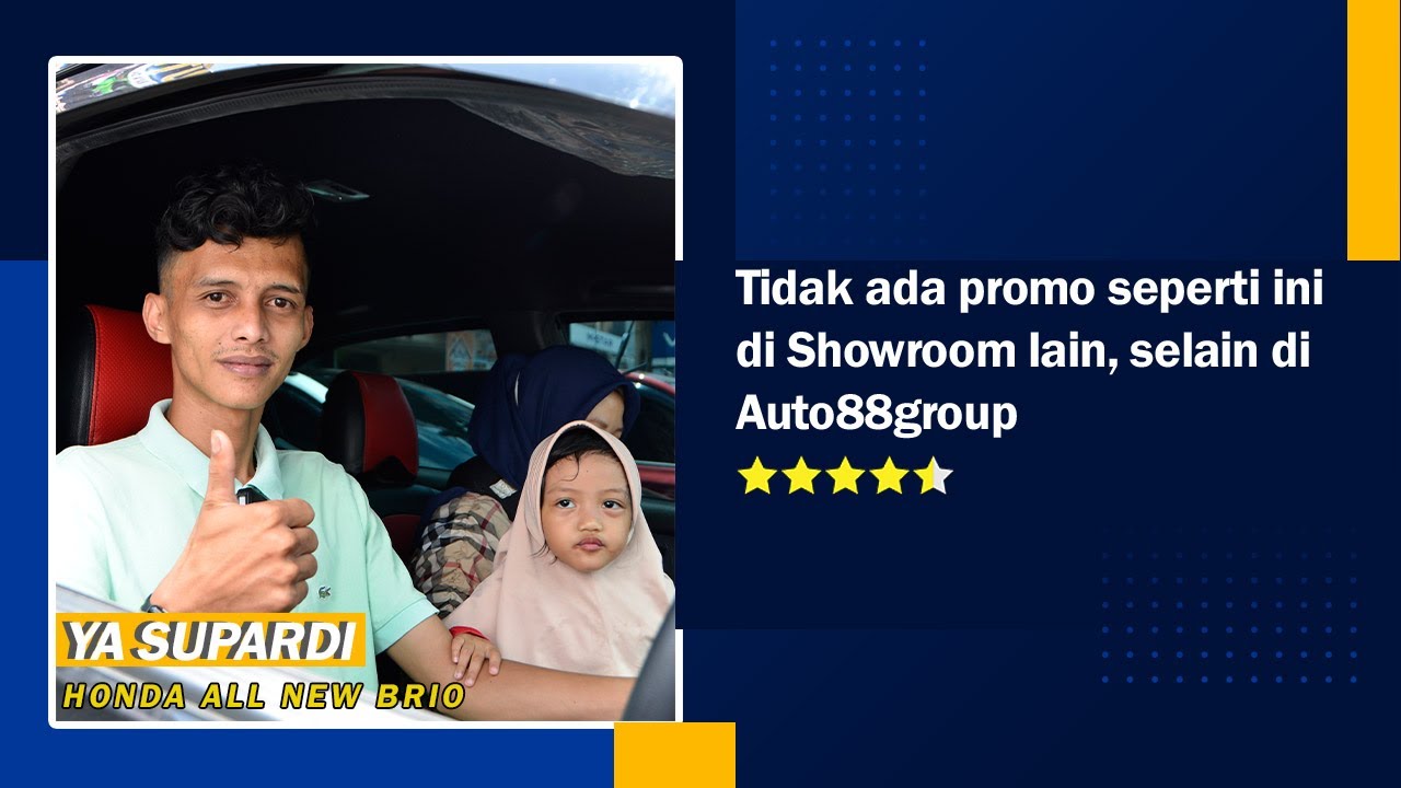 TESTIMONIAL | PAK YA SUPARDI | KEPUASAN KONSUMEN | AUTO88GROUP - YouTube