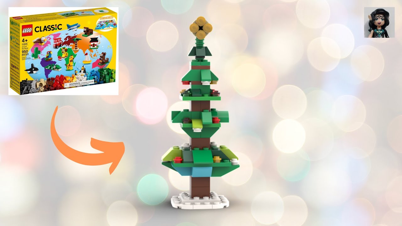 CHRISTMAS TREE Lego classic 11015 ideas How to build - YouTube