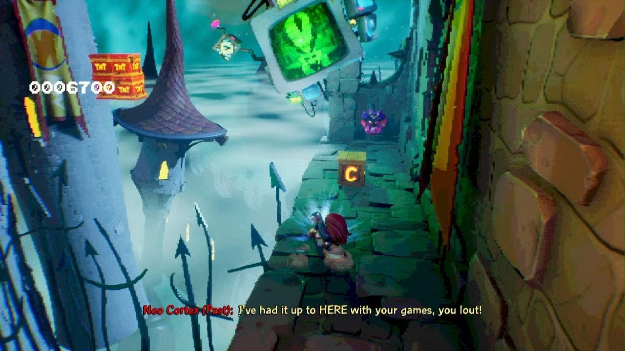 Crash Bandicoot 4: Cortex Castle N'verted hidden gem - YouTube