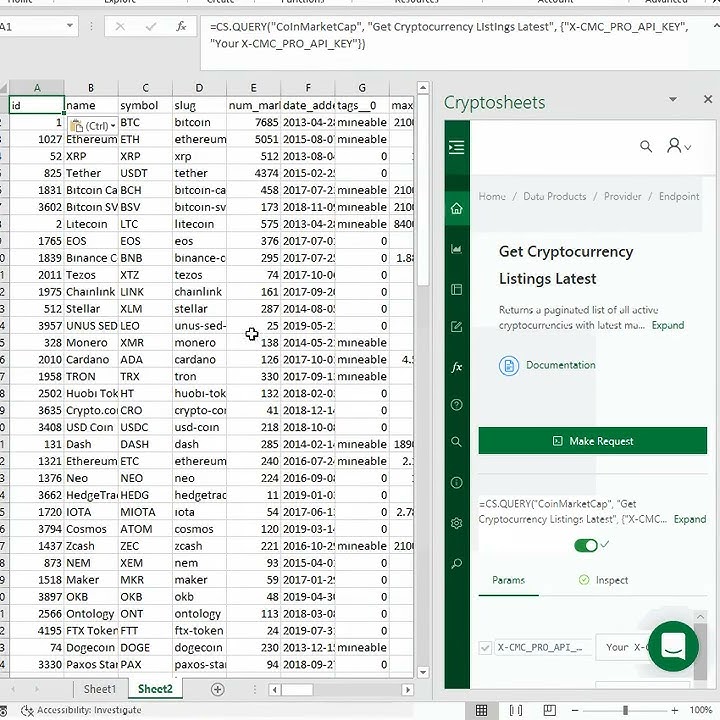 สเปรดชีต Crypto สำหรับภาษี