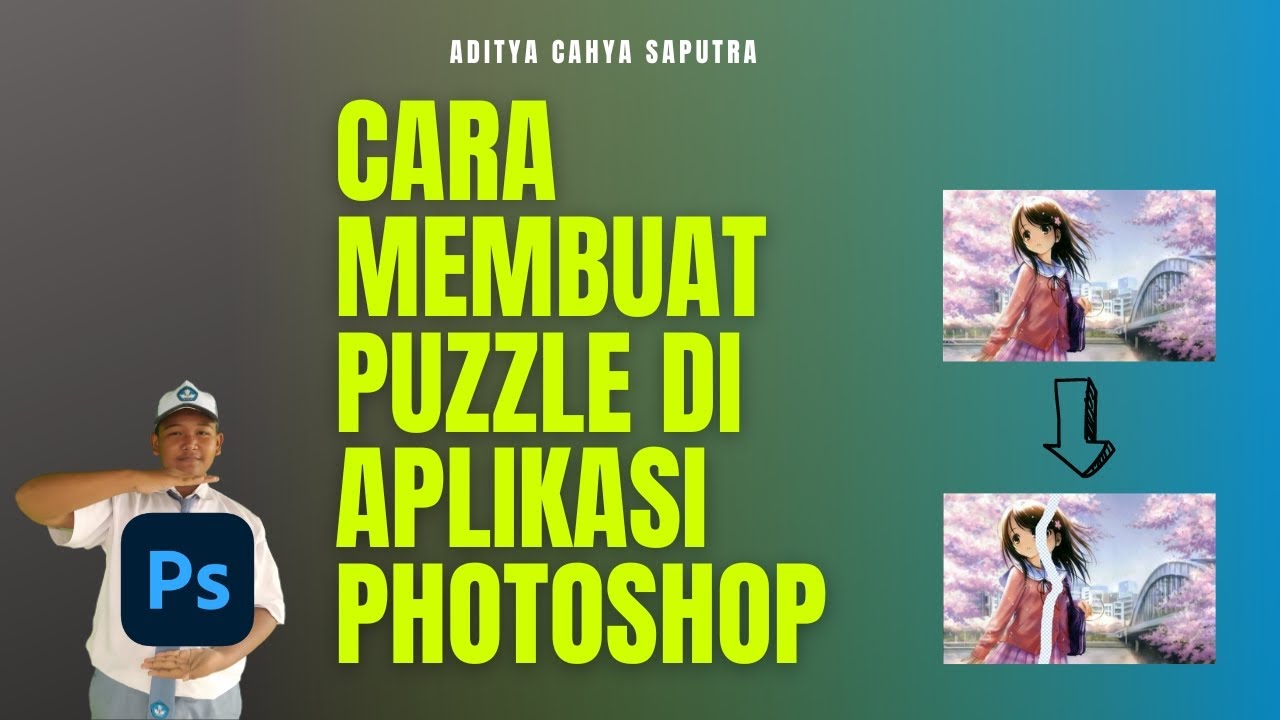 Cara membuat puzzle dengan gampang di aplikasi Photoshop | tugas DKV ...