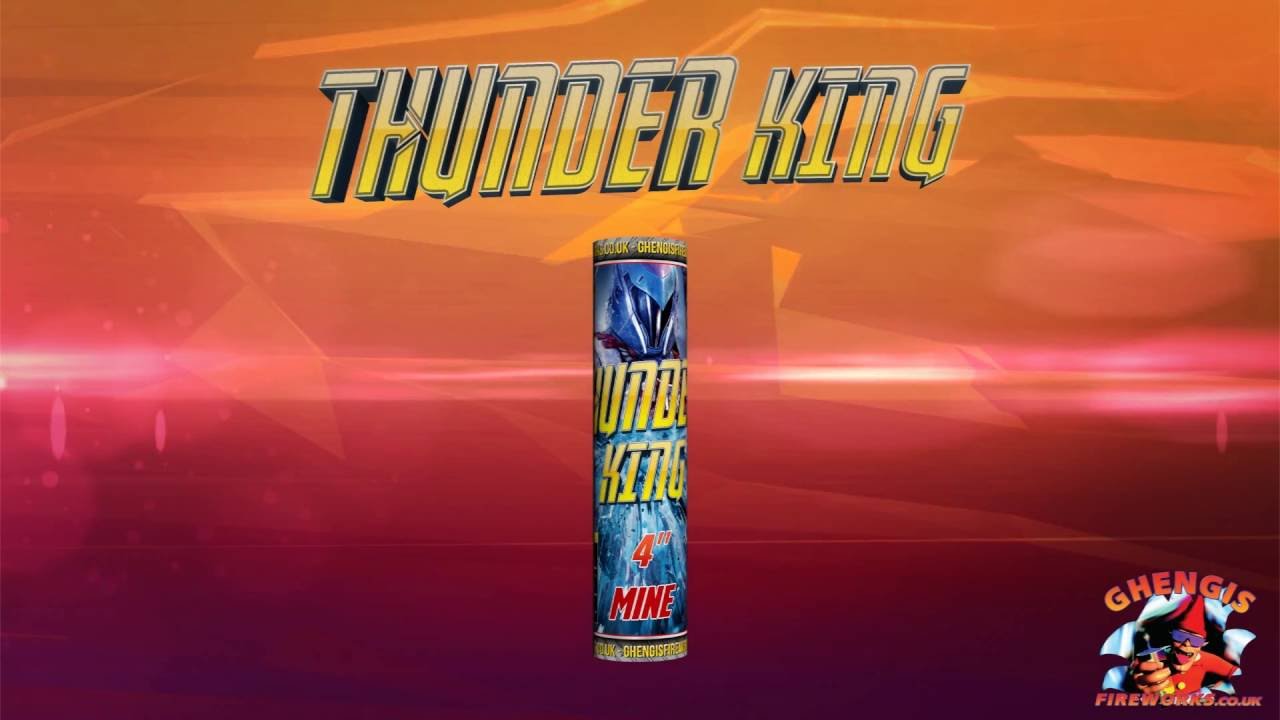 Loud Fireworks - Thunder King Loudest Fireworks 4" Ground Mine - YouTube