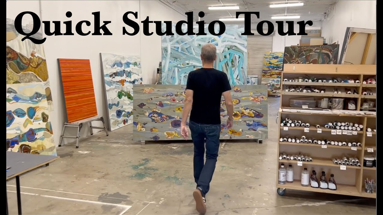 A Quick Walk Through my Studio - YouTube