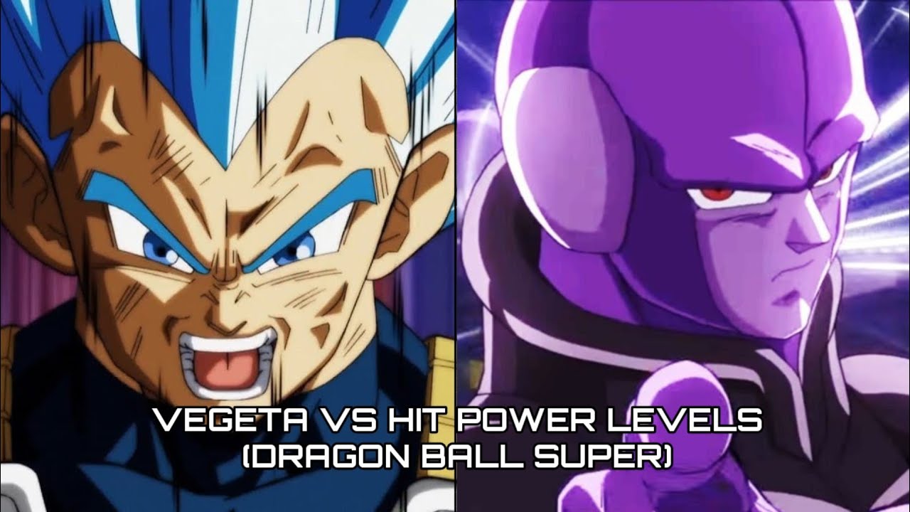 Vegeta vs Hit Power Levels - Dragon Ball Super - YouTube